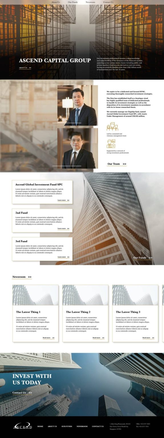 Ascend Capital - Web Development Company Singapore