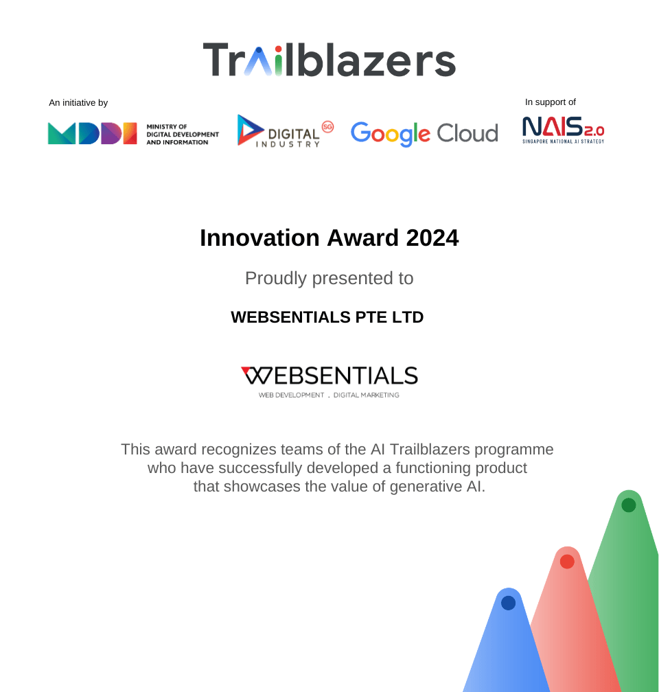 Google AI Trailblazer - Web Development Company Singapore