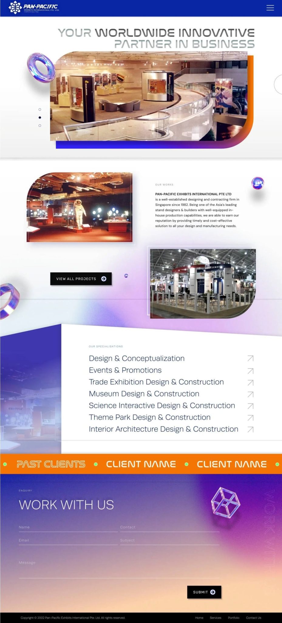 Pan-Pacific Exhibits - Web Development Company Singapore