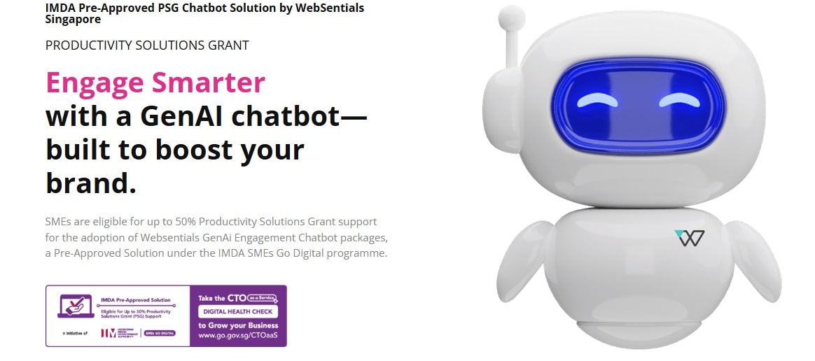 Generative AI Chatbot Grant PSG Singapore - Up to 50% Support SG